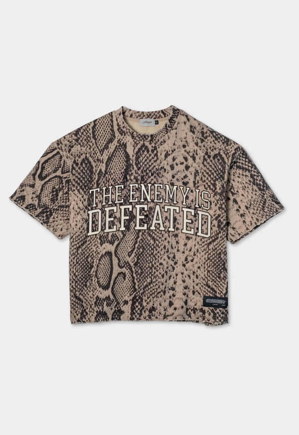 "ENEMY DEFEATED" TEE